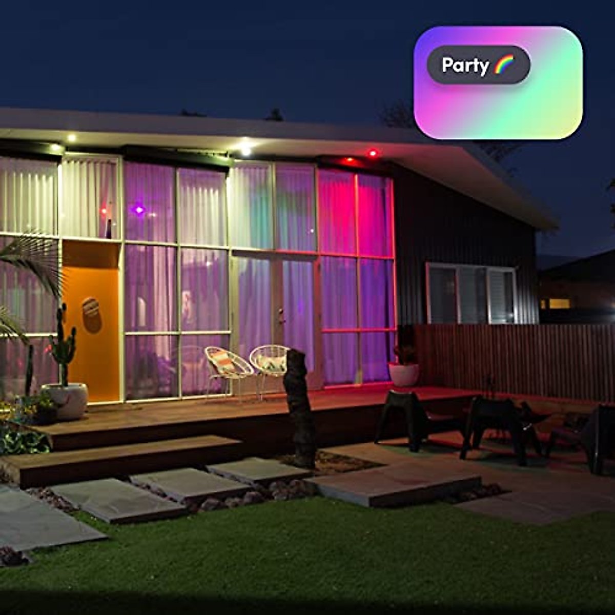 LIFX Color, 1100 lumens BR30 E26, Wi-Fi Smart LED Light Bulb, Billions of Colors and Whites, No Bridge Required, Works with Alexa, Hey Google, HomeKit and Siri, Multicolor (2-Pack)