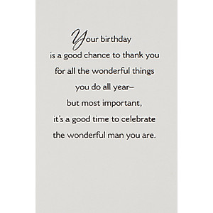 Hallmark Birthday Greeting Card for Dad (Wonderful Man)