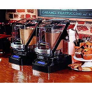 Hamilton Beach Commercial HBH755 The Eclipse Blender, 64 oz./2L, 3 hp, Quiet Blend Technology, 18.5" Height, 8.5" Width, 10.75" Length, Black