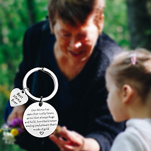 BLEOUK Mema Jewelry Grandma Mema Mother’s Day Birthday Appreciation Gift (Our Mema)