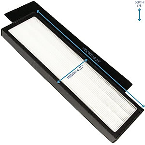 Filter Bros HEPA Filter C Replacement Fits GermGuardian FLT5000 AC5250PT AC5350B