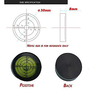 The Yan HeHigh precision horizontal bubble Cardan level horizontal bubble band horizontal ball horizontal bead leveler 30mm green