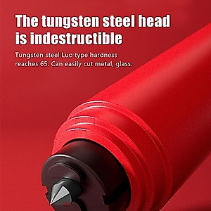 GKmow 1 PC Car Multi-Function Safety Hammer, Mini Emergency Window Breaker, Seat Belt Cutter Car Escape Tool, Universal Emergency Life Saver for Most Cars (Red)