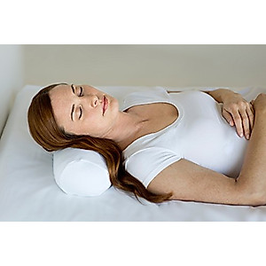 Bucky B661BWH 17x7.5" Travel Duo Bed Pillow Case - Bolster Pillowcase