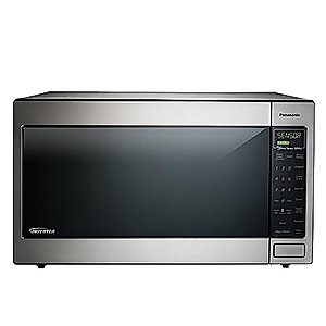 Panasonic NN-T945SF 2.2 cu.ft Inverter Countertop Microwave Oven 1250Watt Power with Genius Sensor Cooking, Stainless Steel