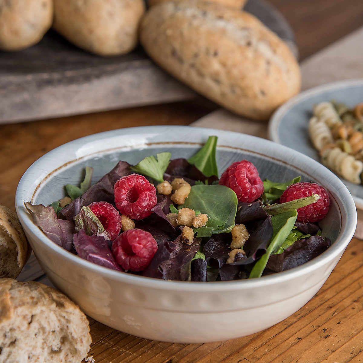 Carlisle FoodService Products Grove Reusable Plastic Bowl Small Bowl for Home and Restaurant, Melamine, 17 Ounces, Smoke