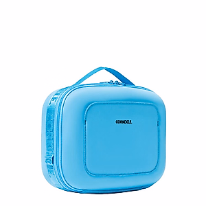 Corkcicle Crushproof Cooler Lunch Box, Reuseable Water Resistant Insulated Lunch Box, Perfect for Traveling with Wine, Beer, Ice Packs, and Lunches, Santorini Neoprene, Back to School