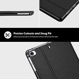 ProCase Book Cover for iPad Mini 5 Generation 2019/ Mini 4 3 2 1, Slim Stand Protective Folio Case Smart Cover for iPad Mini 5/4/3/2/1 -Black