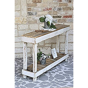 46" Luxe Combo Console (White Combo)