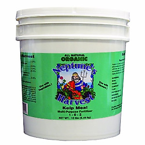 Neptune's Harvest Kelp Meal Multi-Purpose Plant Food 1-0-2, 12 lb