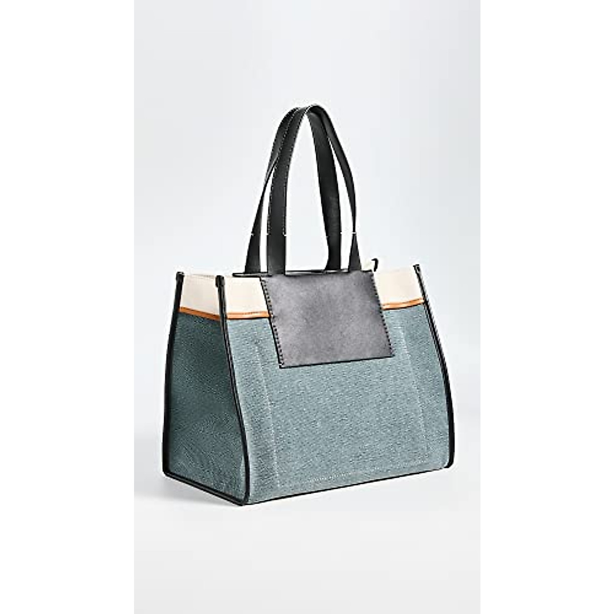 Proenza Schouler White Label Women's XL Morris Canvas Tote, Blue, One Size