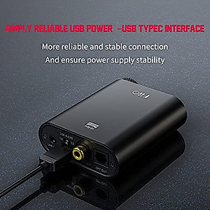 FiiO NEWK3 Amplifier Headphone Amps Portable High Resolution 384kHz/32bit DSD256 USB Type-C Lossless for PC/Laptop/Smartphones/Speaker Home Audio
