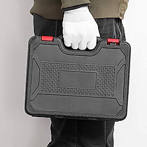 68 Pieces Tool Set,Tool Kit For Home With Storage Case (Black Red)