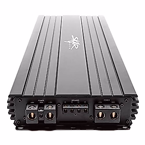 Skar Audio SKv2-4500.1D Monoblock Class D MOSFET Competition Grade Subwoofer Amplifier, 7400W Max Power