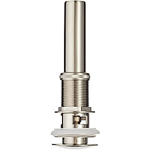KRAUS Pop-Up Drain with Overflow in Satin Nickel, PU-11SN