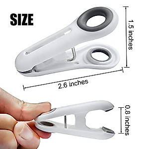 PATMOSEAL Plastic Clothes Pins Heavy Duty Outdoor for Hanging Clothes, Soft Touch Clothespins Stains-Proof for Reducing Clothing Wear (24Pcs)