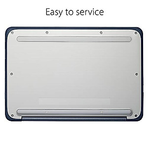 ASUS Chromebook C202XA Rugged & Spill Resistant Laptop, 11.6" HD, 180 Degree, MediaTek 8173C Processor, 4GB RAM, 32GB Storage, MIL-STD 810G Durability, Blue, Education, Chrome OS, C202XA-YB04-BL