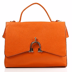 Designer Isnpired Sintra Satchel/Handbag - Orange