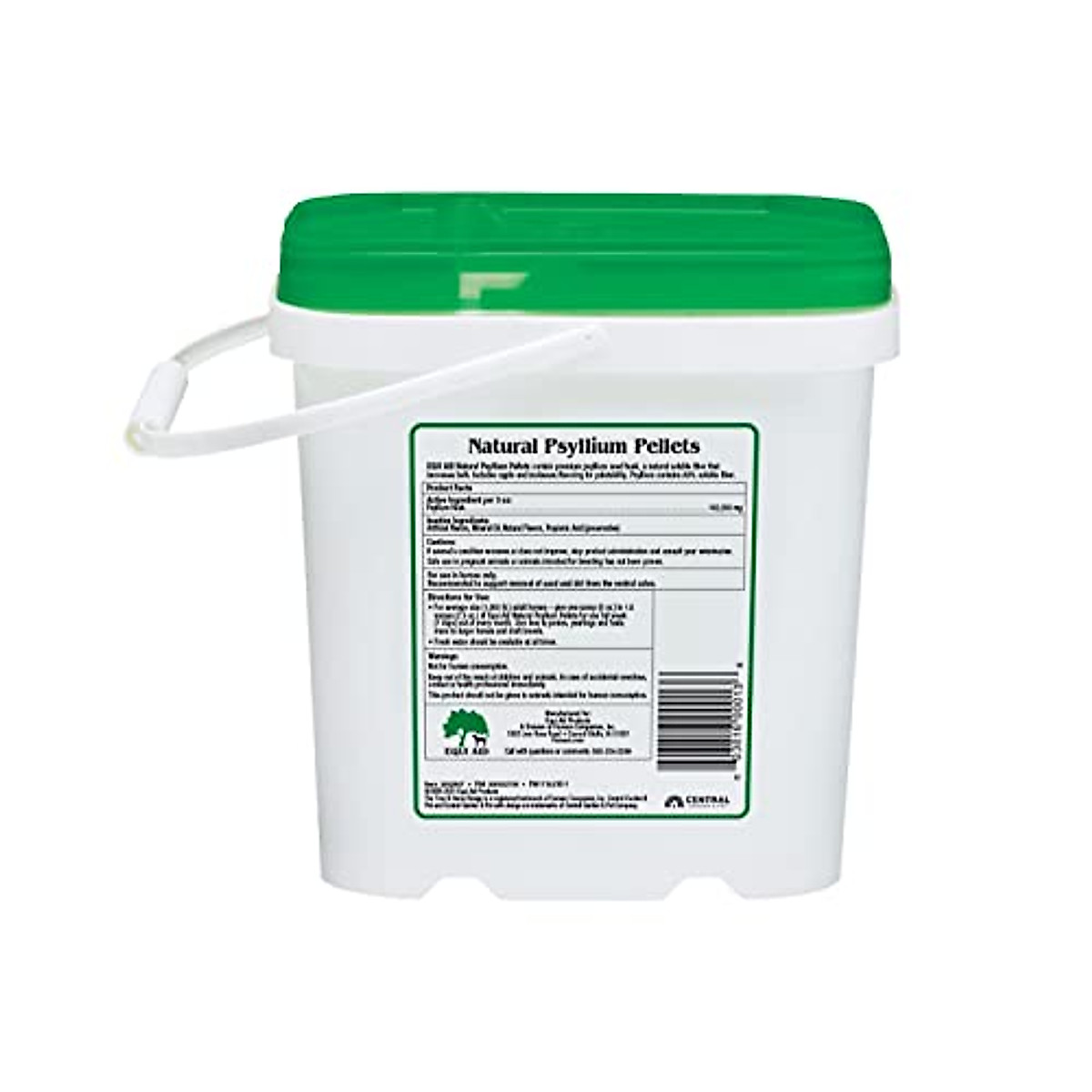 Farnam Equi Aid Natural Horse Psyllium Pellets Supplement for Horses, Supports Removal of Sand & Dirt From the Ventral Colon, 5 Pound, 16 Scoops