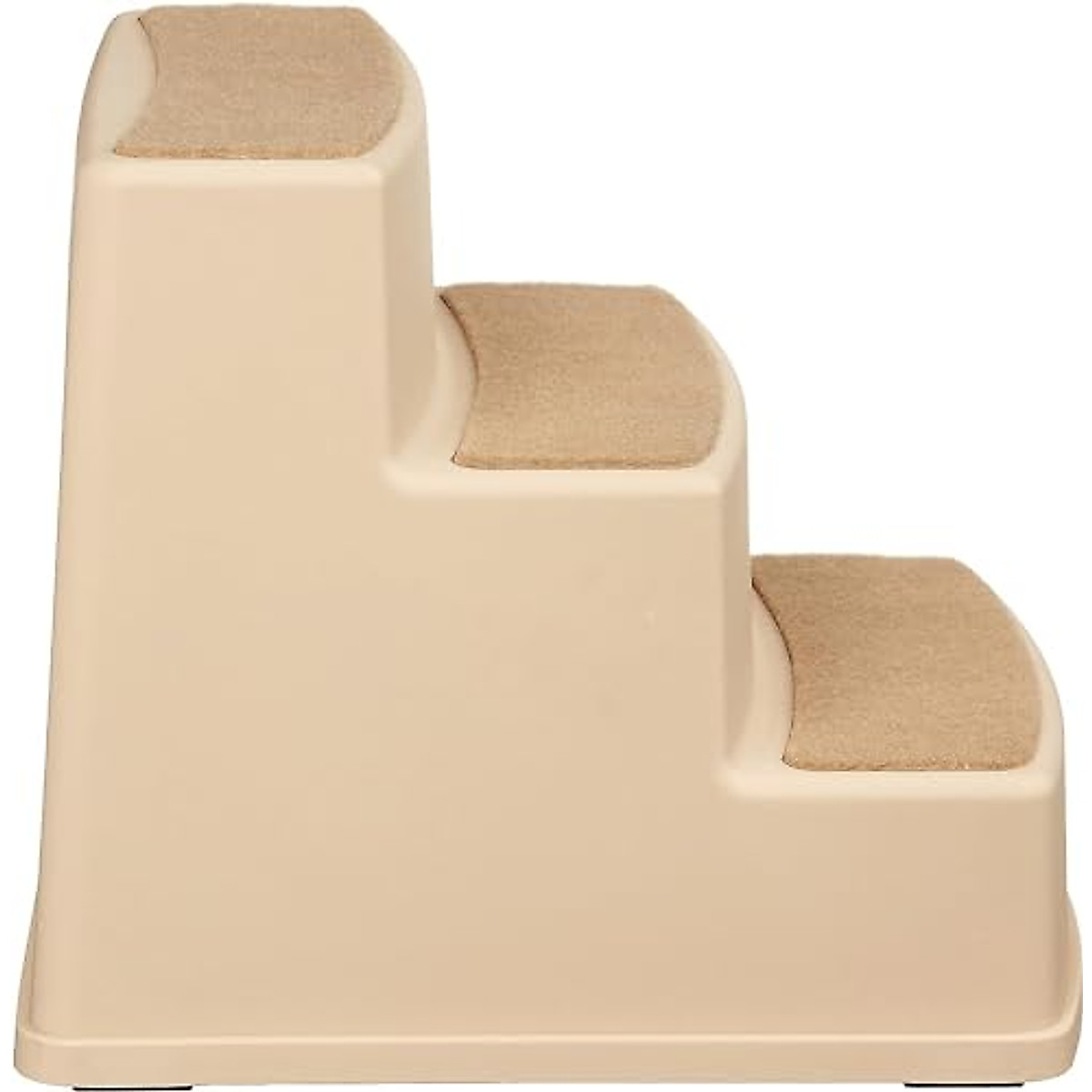 Amazon Basics 3 Step Non Slip Pet Stairs for Dogs and Cats, Tan