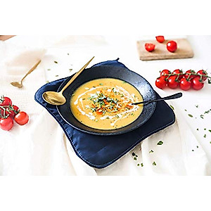 Microwavable Heat Resistant Plate and Bowl Holder Bundle Pack Protects Hands from Hot Dishes. Microwave and Washing Machine Safe Kozy for Heating Soup or Leftover Food or Meals to Eat and Watch TV.