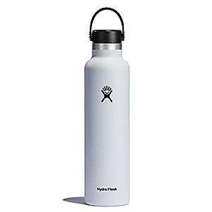 Hydro Flask 24 oz Standard Mouth Water Bottle with Flex Cap or Flex Straw