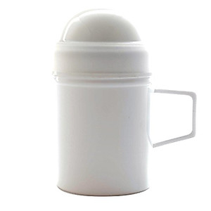 Norpro Multipurpose Sugar Flour Powdered Sugar Shaker Dust Sifter 4.25" Tall New,White