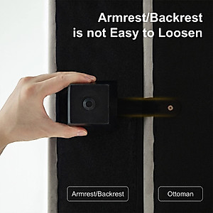 Belffin Modular Sectional Sofa Couch with Ottoman L Shape Corner Couch Sofa with Storage Modular Sofa with Chaise Velvet Grey…