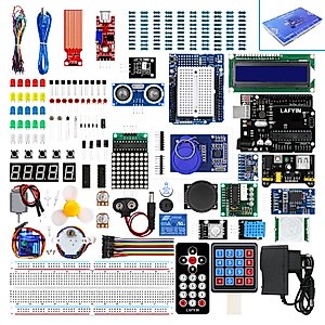 LAFVIN Ultimate Starter kit with R3 Board Mega2560 Mega328 Nano Compatible with Arduino IDE with Tutorial