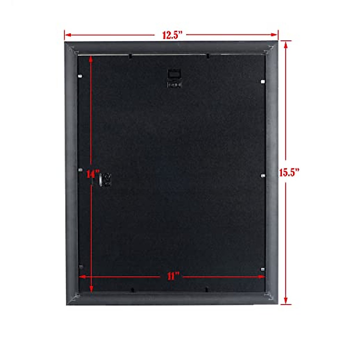 Scholartree Black 11x14 Picture Frames Set of 5, Display 11x14 without Mat or 8x10 with Mat，Wall Gallery Photo Frames