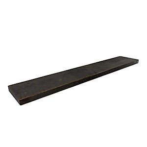 Joel's Antiques - 60 Inch Wooden Floating Shelves for Wall - Made of Natural Wood - Long Heavy Duty Rustic Fireplace Mantel & Book Shelf - Perfect for Living Room - Mocha 60x10x2 in