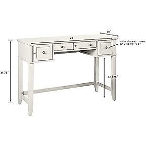 Crosley Furniture Vista Desk, White