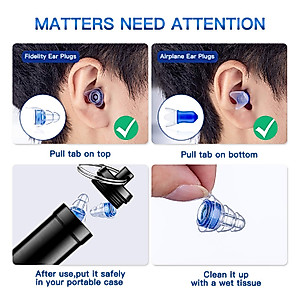 SureFire EP4 Sonic Defenders Plus filtered Earplugs, triple flanged design, reusable, Black, Medium