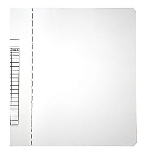 School Smart Hard Cover Composition Book, Unruled, 9-3/4 x 7-1/2 Inches, 100 sheets