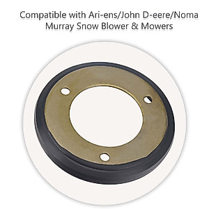 KitchenKipper 03248300 03240700 1501435MA Drive Friction Disc for Ari-ens/John D-eere Snow Blower & Mowers, Replaces 03248300, 22013, 2201300, 1325, 313883, AM-123355 (2-1/4" x 4-7/16")