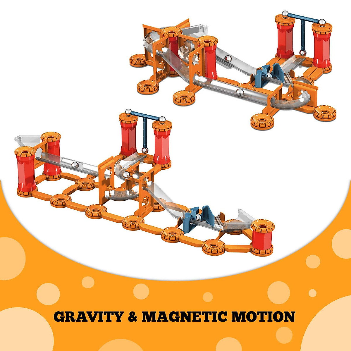 Geomag Magnetic Toys | Mechanics Gravity Track | Kids STEM Marble Run Building Toy | Magnetic Motion | Educational Game | Swiss-Made | Age 7+ 115 Piece