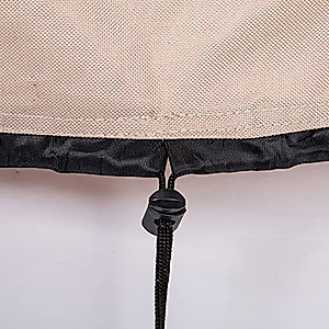 Himal Outdoors Patio Chaise Lounge Cover, Heavy Duty Waterproof 600D Polyster with Thick PVC Coating, Outdoor Chaise Lounge Cover, 86L x 34W x 32H inch