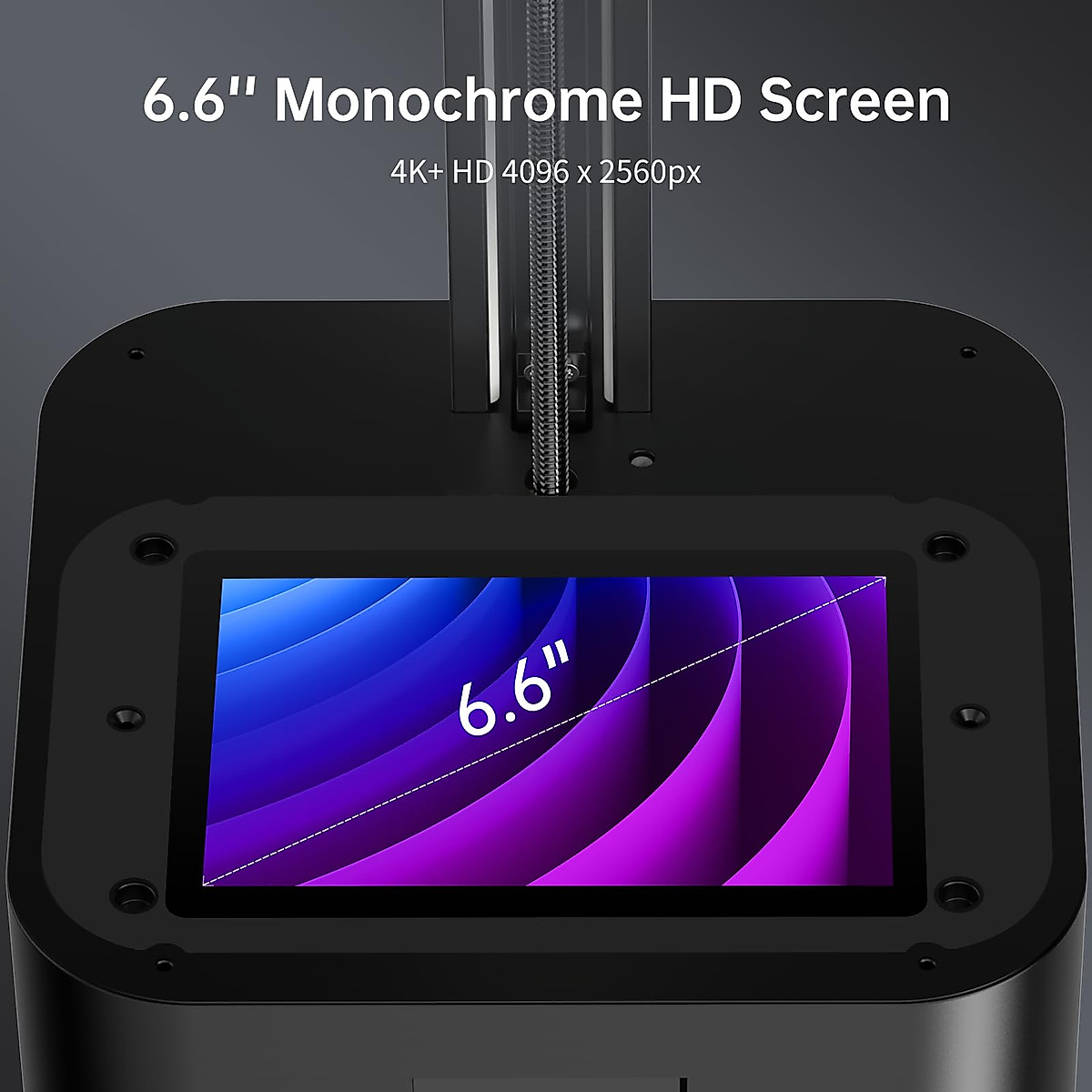 ANYCUBIC Resin 3D Printer, Photon Mono 2 3D Printer with 6.6" Monochrome LCD Screen Fast Printing, Upgraded LighTurbo Matrix, 6.49'' x 5.62'' x 3.5'' (HWD) 3D Printing Size