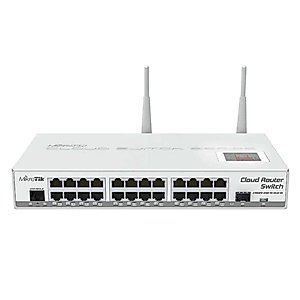 MikroTik CRS125-24G-1S-2HnD-IN Switch 2.4GHz with 24x Gbit Ports 1x SFP Port 2X 4dBi Built in Antennas