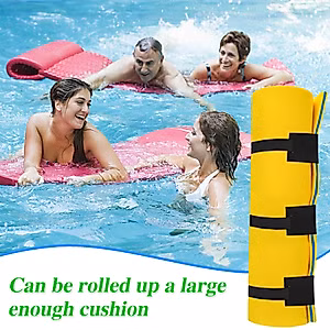 3 Set Floating Water Mat Straps with Pad Protectors, Floating Water Pad Straps Reusable Securing Straps for Storing Mats Up to 18 Feet Long or Shorter, Floating Mat Accessories, Storage Straps