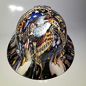 Wet Works Imaging Customized Pyramex Full Brim Freedom ISNT Free with Ratcheting Suspension Custom LIDS Crazy Sick Construction PPE