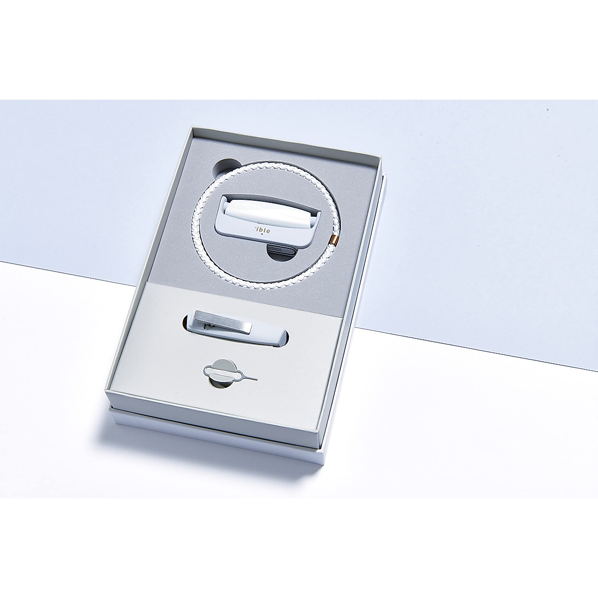 Airvida M1 Ionic Wearable Air Purifier (White) – Up to 99% Pollutant Removal Rate, Stylish & Lightweight with 3 Modes, Titanium Necklace & Clip, Silent Operation, 20g