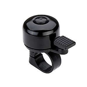 Paliston Bike Bell Bicycle Bell Crisp Sound for Adults Kids Boys Girls Black