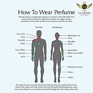 CA Perfume Impression of Wanted For Men Replica Fragrance Body Oil Dupes Alcohol-Free Essential Aromatherapy Sample Travel Size Concentrated Long Lasting Attar Roll-On 0.3 Fl Oz/10ml