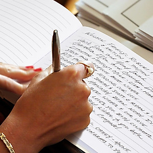 Beautiful Linen Wedding Guest Book for Your Wedding Reception - Simply Elegant Guestbook to Sign in and Add Polaroid Photos - The Perfect Wedding Or Baby Shower Guest Book and Addition to Your Big Day