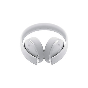 PlayStation Gold Wireless Headset White - PlayStation 4 (Renewed)