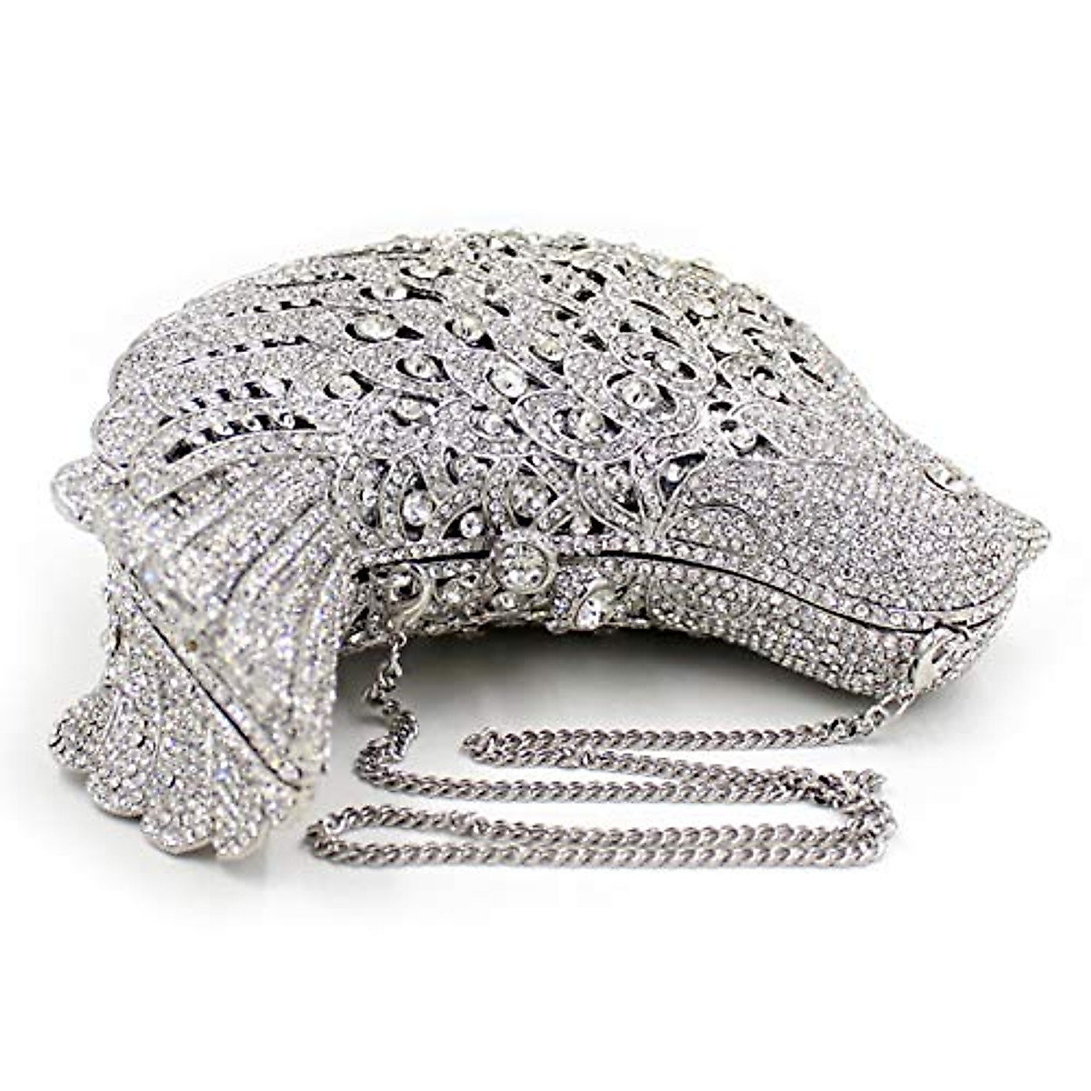 Ladies Diamond Clutch-Purse Chain Wedding Women Evening-Bag Rhinestone Luxury-Handbag Bird