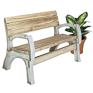 2x4basics 90134ONLMI Hopkins, 6"D x 40"W x 33"H, AnySize Chair or Bench Ends, Sand