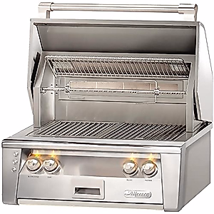 Alfresco ALXE 30-Inch Built-In Natural Gas Grill With Sear Zone And Rotisserie - ALXE-30SZ-NG