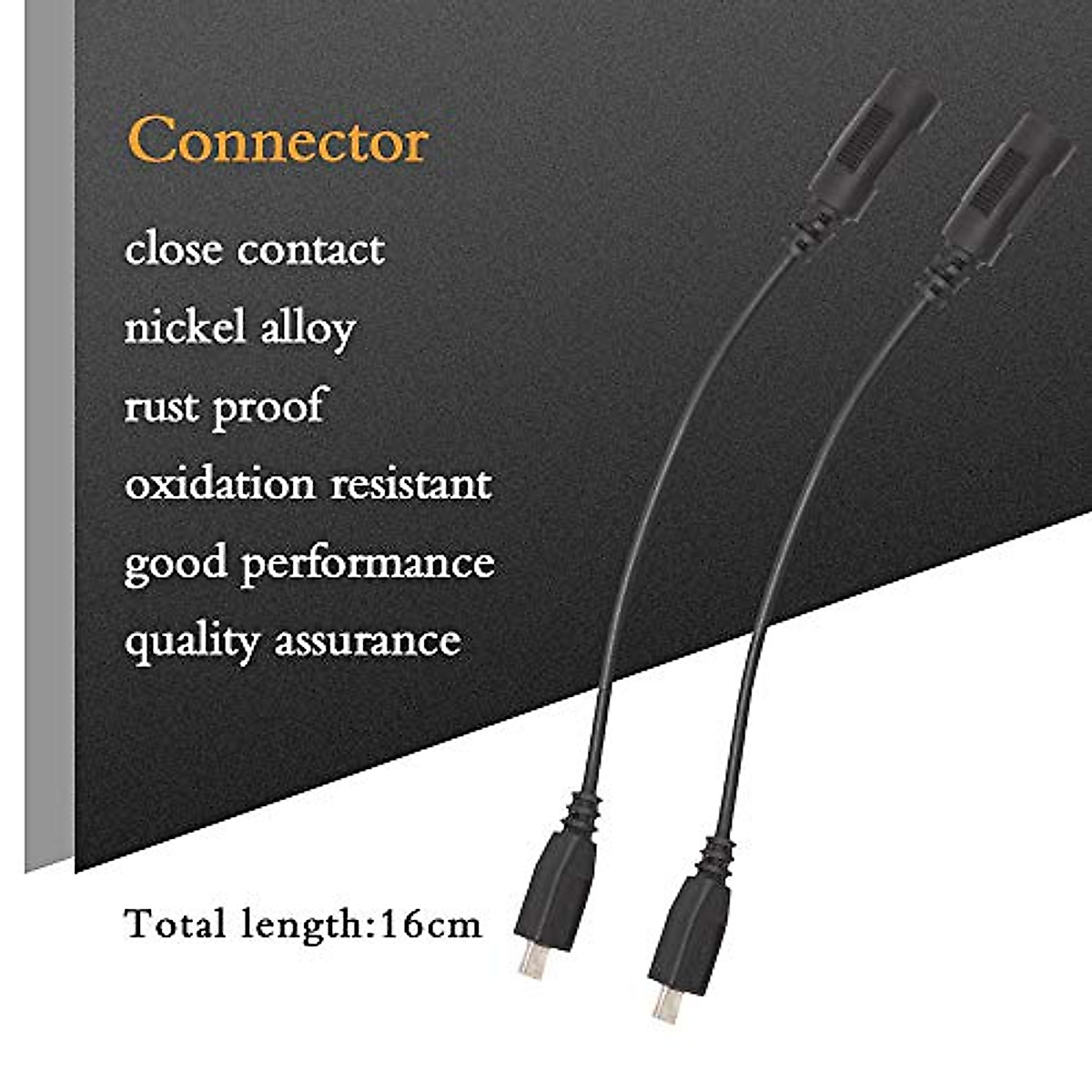 Snsnlent 5PCS DC 5.5 x 2.1mm Female to Micro USB Male Connector Adapter 5V Power Cable(USB Micro-B to DC Female)
